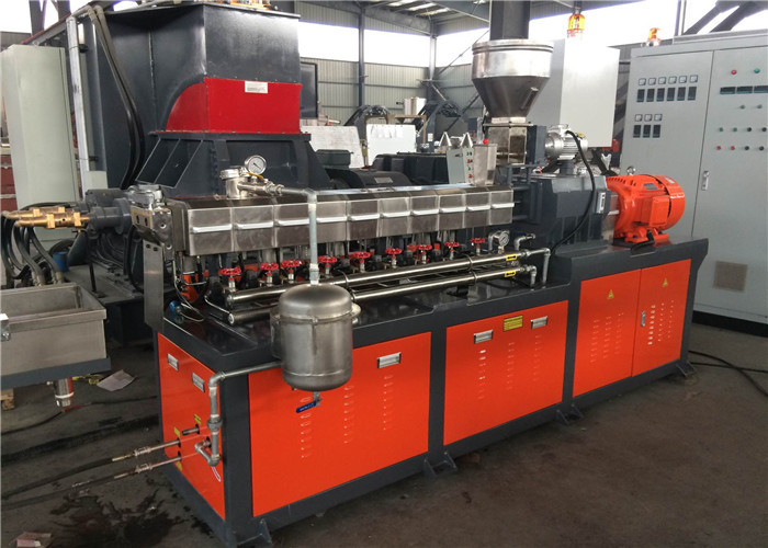 Color Masterbatch Single Screw Extruder Machine With Air Cooling Hot ...